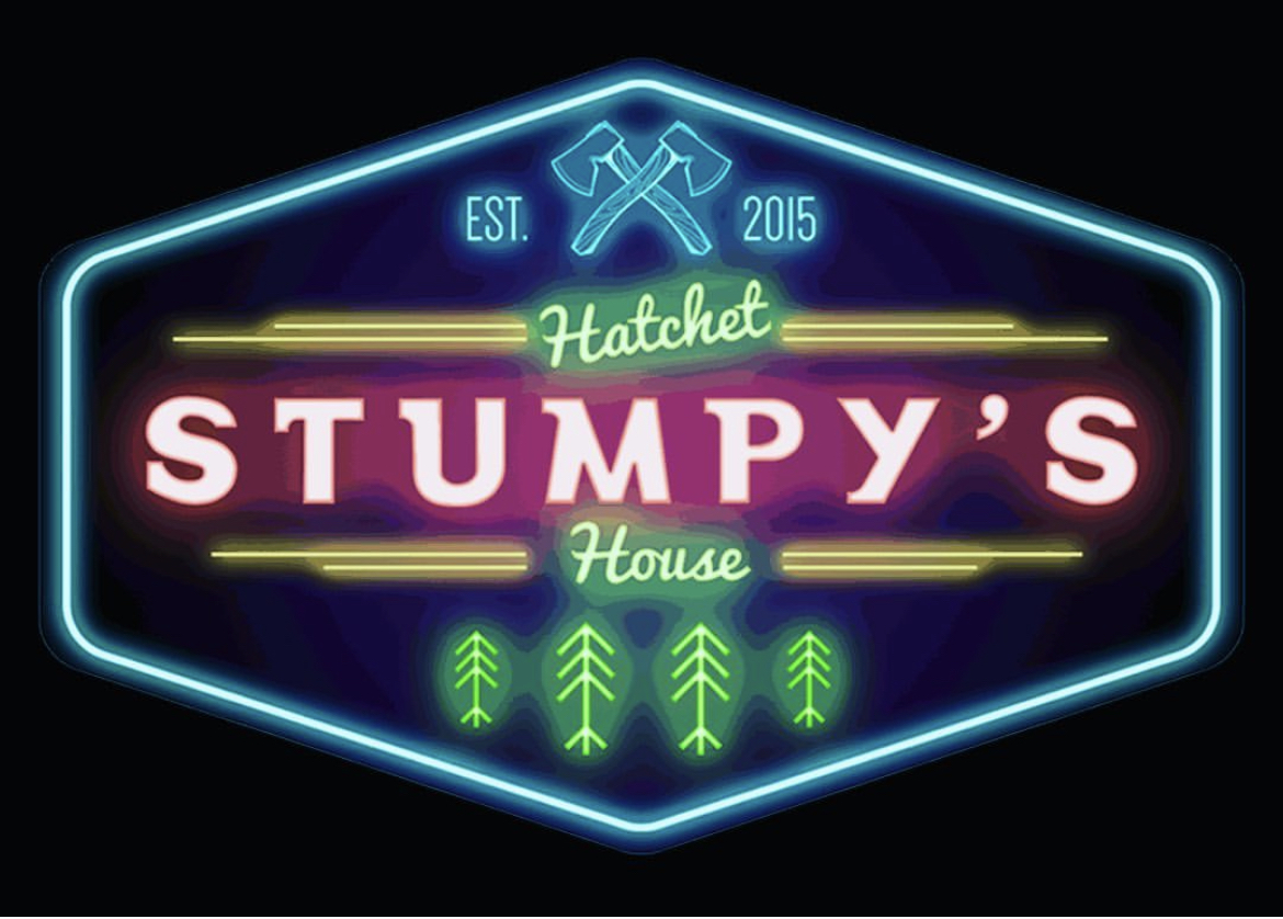 Glow and Throw Axe Throwing! - Stumpy's Hatchet House - Hershey PA